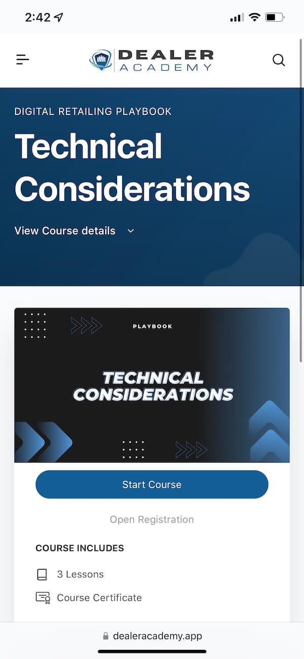 Dealer Academy – Community – Training – Coaching